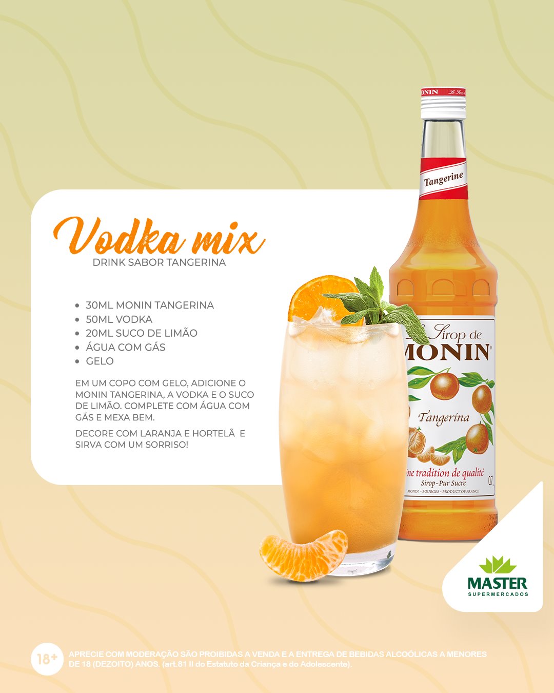 Chegou no Master SP Le Sirop de Monin - Master Supermercados